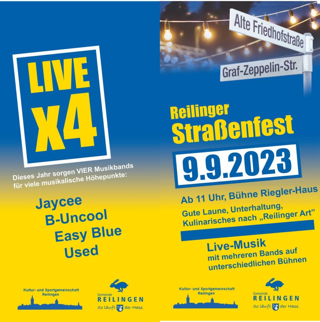Reilinger Straßenfest 2023 - KuSG-reilingen.de